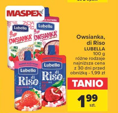 Deser wiśnia & ryż Lubella di riso - cena - promocje - opinie - sklep ...