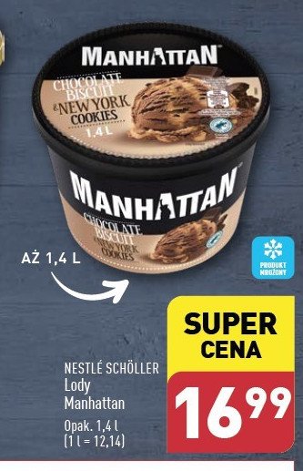 Lody chocolate biscut MANHATTAN - cena - promocje - opinie - sklep ...