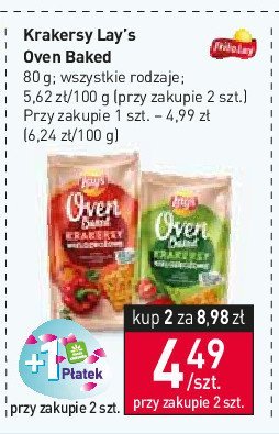 Krakersy wielozbożowe pomidor i bazylia Lay's oven baked (prosto z ...