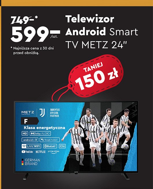 Telewizor 24'' METZ - cena - promocje - opinie - sklep | Blix.pl - Brak ofert