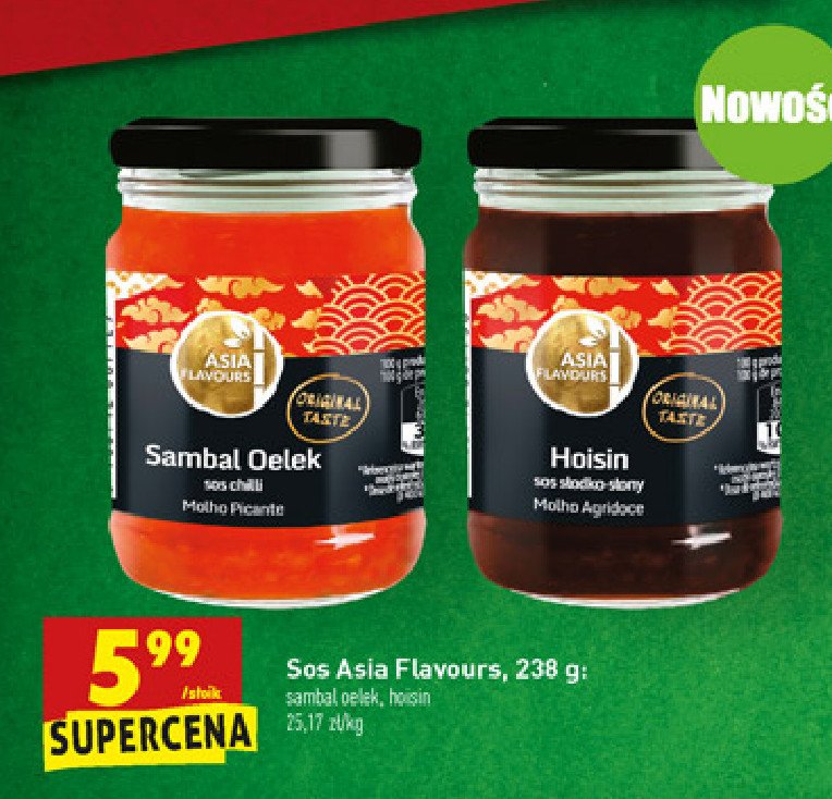 Sos sambal oelek Asia flavours - cena - promocje - opinie - sklep ...