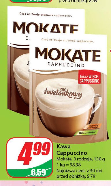 Cappuccino wiśniowe w czekoladzie Mokate cappuccino - cena - promocje - opinie - sklep | Blix.pl ...