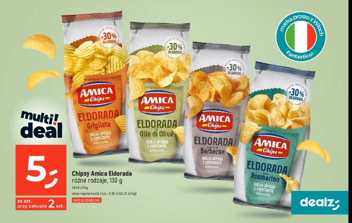 Chipsy eldorada barbecue AMICA CHIPS - cena - promocje - opinie - sklep ...