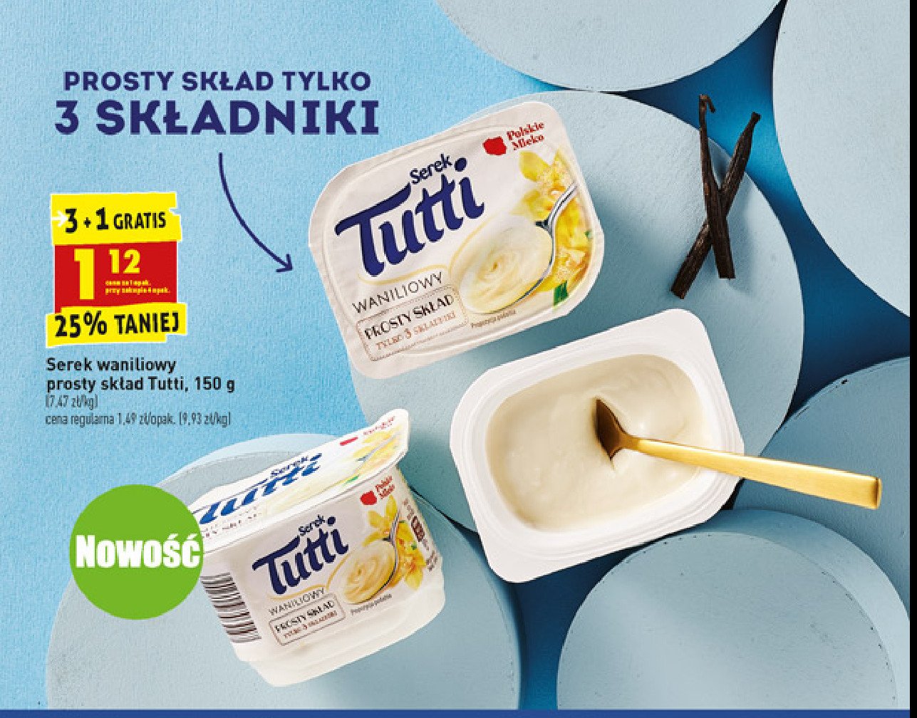 Serek waniliowy prosty skład Tutti - cena - promocje - opinie - sklep ...