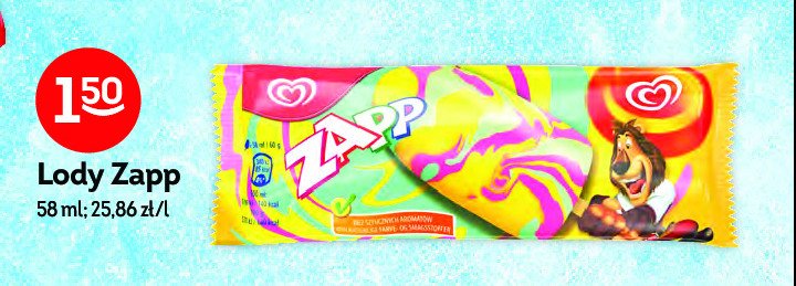 Lód toffi Algida zapp - cena - promocje - opinie - sklep | Blix.pl ...