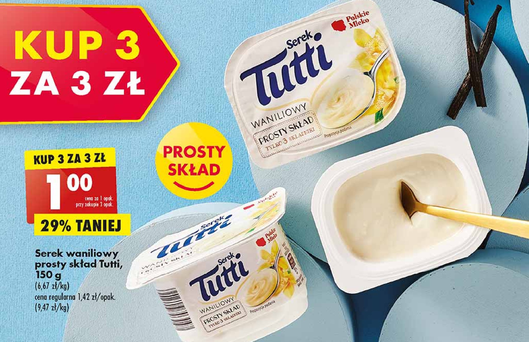 Serek waniliowy prosty skład Tutti - cena - promocje - opinie - sklep ...