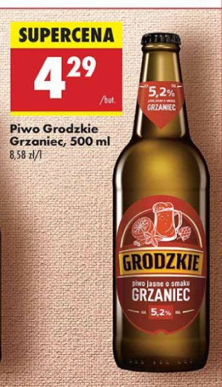 Piwo grzaniec GRODZKIE - cena - promocje - opinie - sklep | Blix.pl