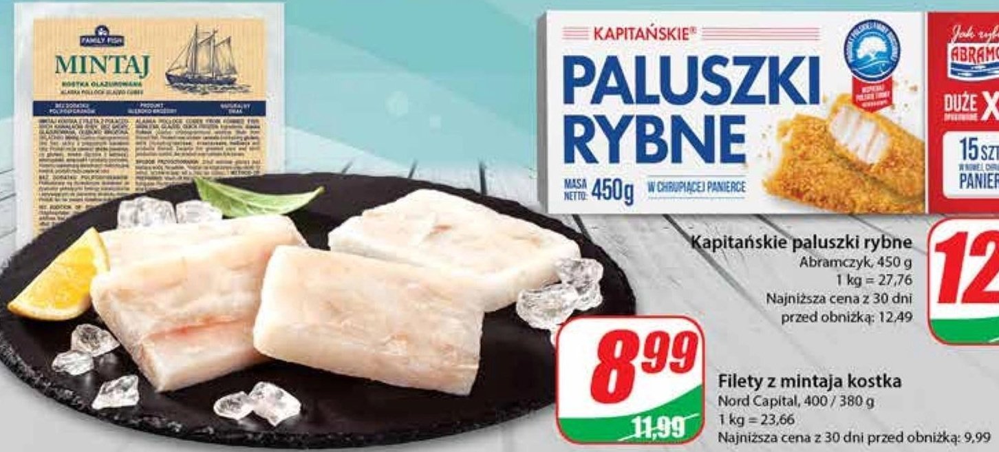 Mintaj filet kostka Family fish - cena - promocje - opinie - sklep ...