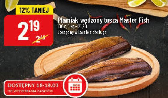 Plamiak wędzony Master fish - cena - promocje - opinie - sklep | Blix.pl