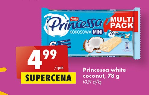 Wafelek kokosowy mini Princessa - cena - promocje - opinie - sklep | Blix.pl - Brak ofert