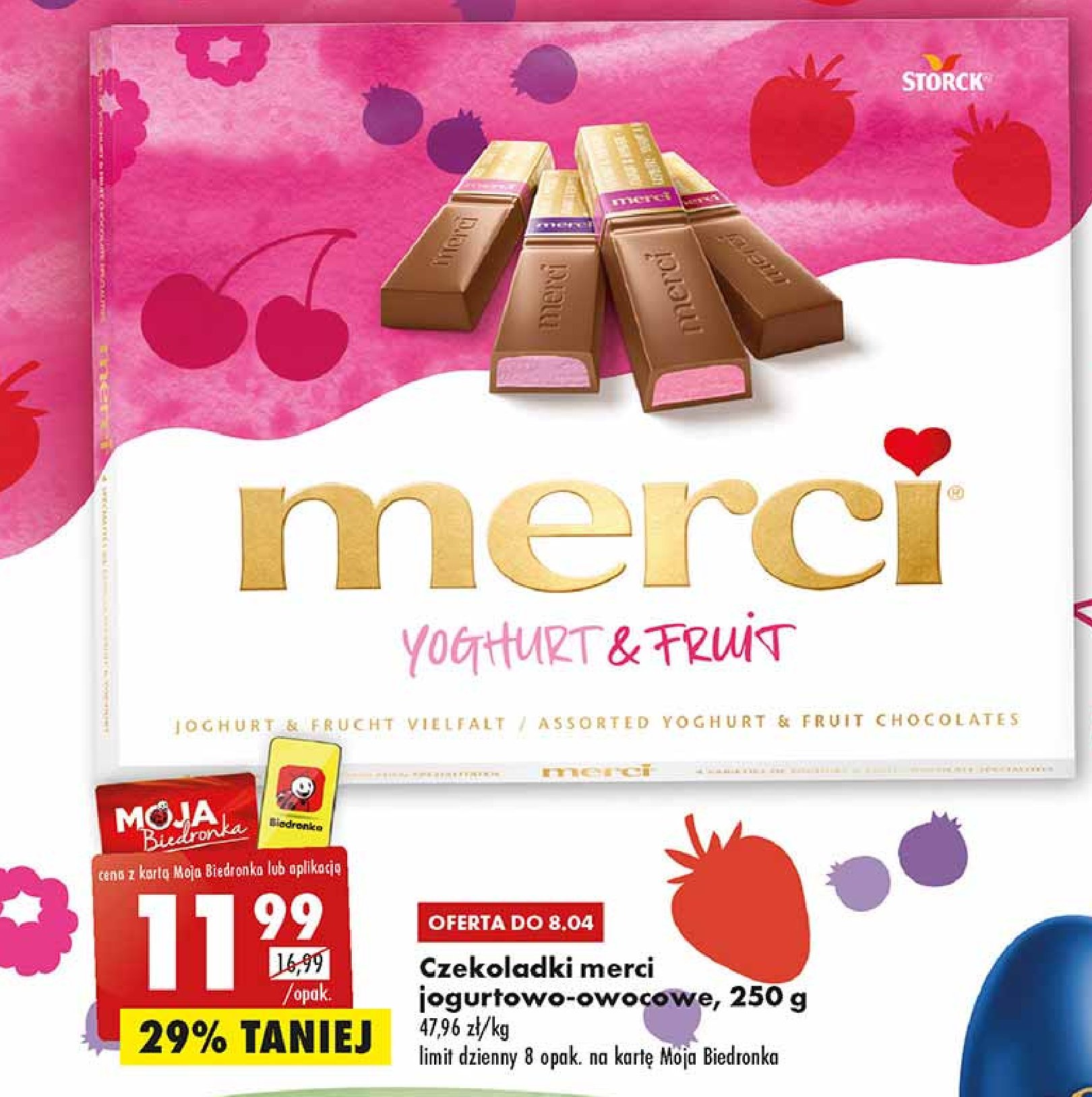 Bombonierka creme-fruit Storck merci - cena - promocje - opinie - sklep ...