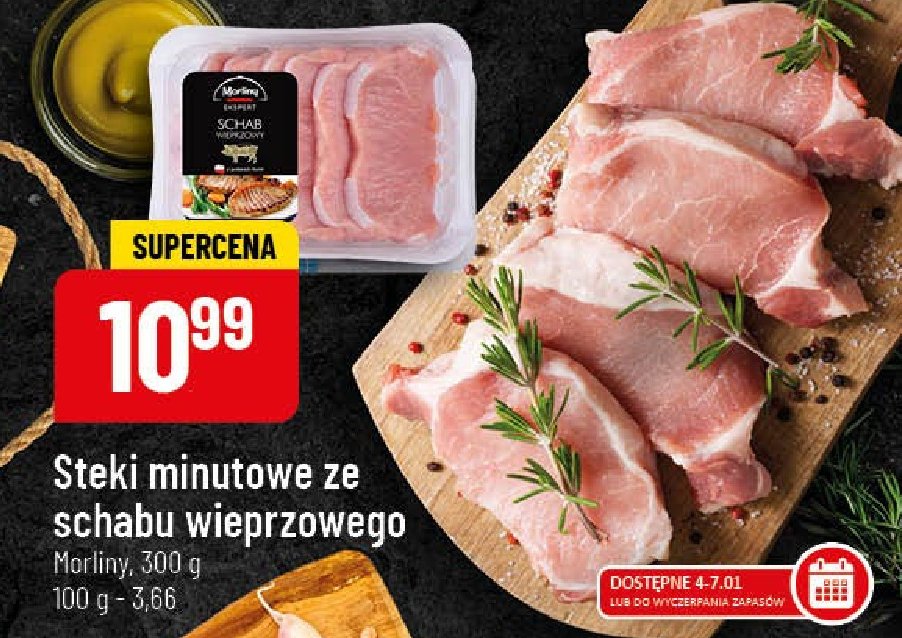 Steki minutowe ze schabu wieprzowego Morliny - cena - promocje - opinie ...