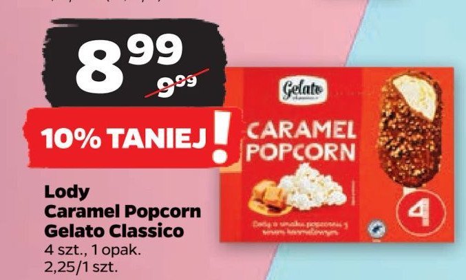 Lody caramel popcorn Gelato classico - cena - promocje - opinie - sklep ...