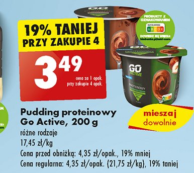 Pudding proteinowy orzechowy Go active - cena - promocje - opinie ...