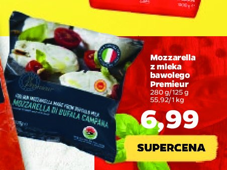 Ser mozzarella Premieur - cena - promocje - opinie - sklep | Blix.pl