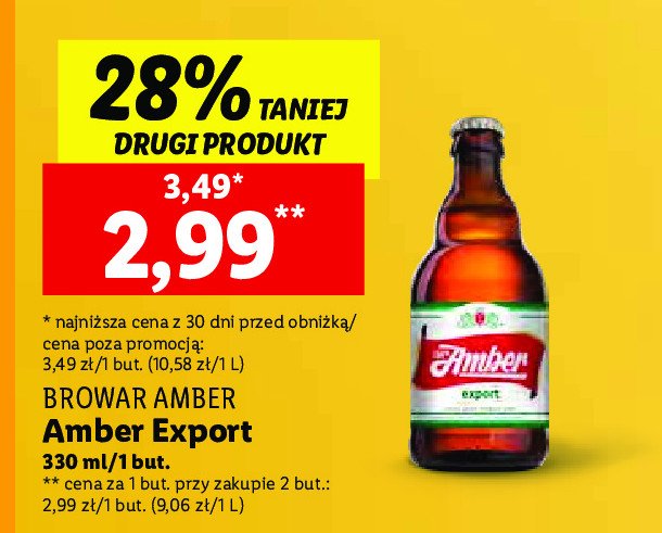 Piwo Amber export - cena - promocje - opinie - sklep | Blix.pl