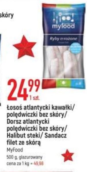 Sandacz - filet ze skórą Myfood - cena - promocje - opinie - sklep ...