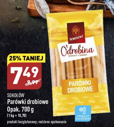 Parówki drobiowe SOKOŁÓW O'DROBINA - cena - promocje - opinie - sklep ...