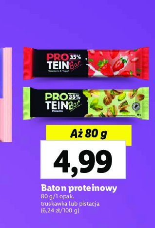 Baton proteinowy truskawkowy PROTEIN BAR - cena - promocje - opinie ...