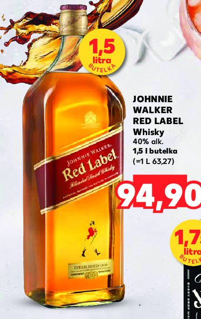 Whisky Johnnie walker red label - cena - promocje - opinie - sklep ...