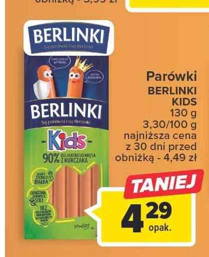 Parówki chilli Morliny berlinki - cena - promocje - opinie - sklep ...