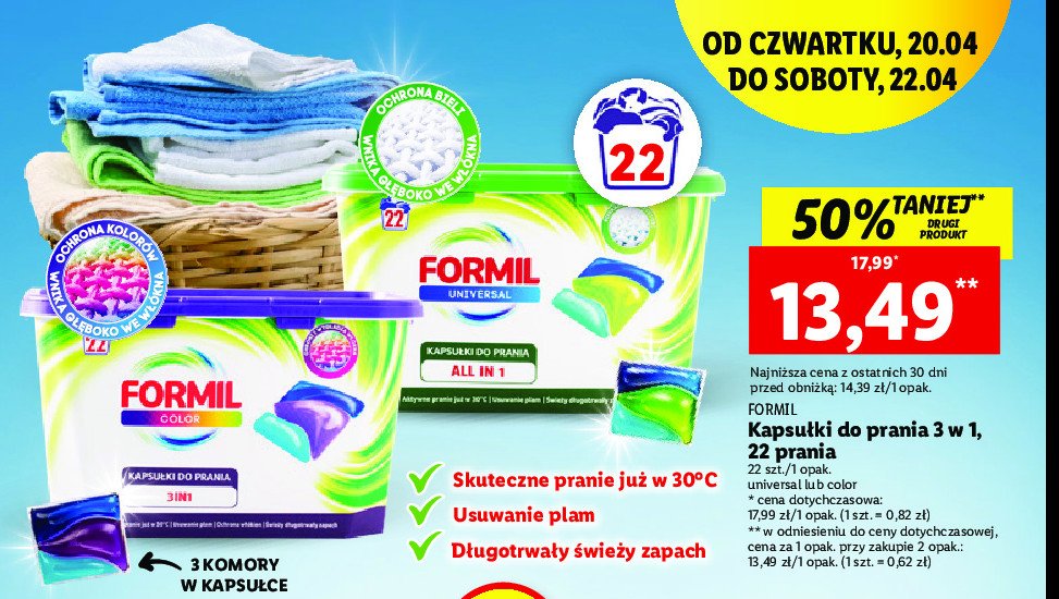 Kapusłki do prania universal Formil - cena - promocje - opinie - sklep ...