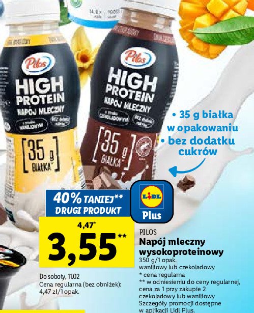Napój czekoladowy PILOS HIGH PROTEIN - cena - promocje - opinie - sklep ...