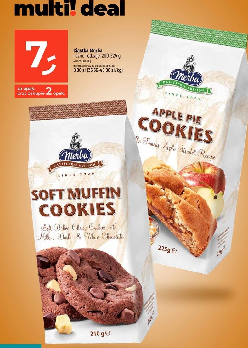 Ciastka soft muffin MERBA - cena - promocje - opinie - sklep | Blix.pl - Brak ofert