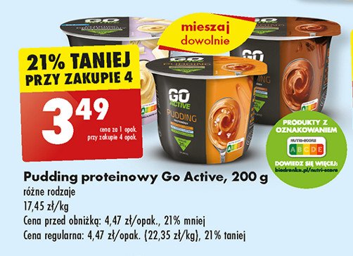 Pudding proteinowy słony karmel Go active - cena - promocje - opinie ...