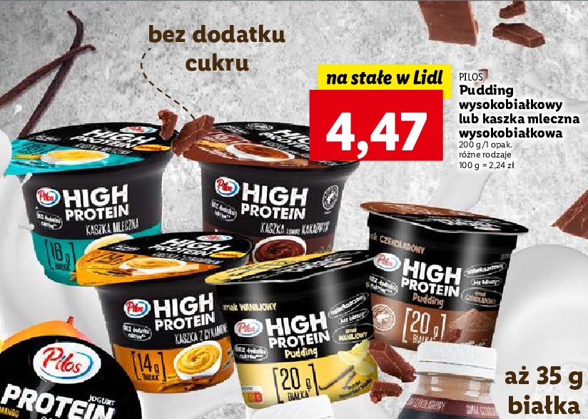 Pudding proteinowy czekoladowy PILOS HIGH PROTEIN - cena - promocje ...