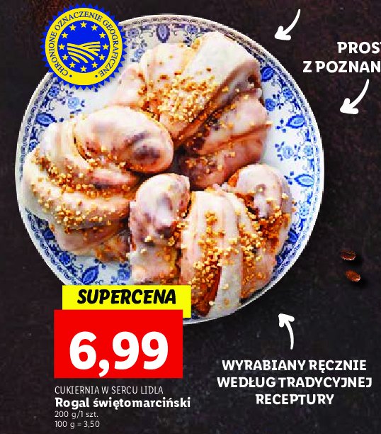 Rogal świętomarciński Cukiernia lidla - cena - promocje - opinie ...