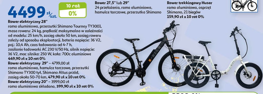 Rower elektryczny 20" - cena - promocje - opinie - sklep | Blix.pl ...