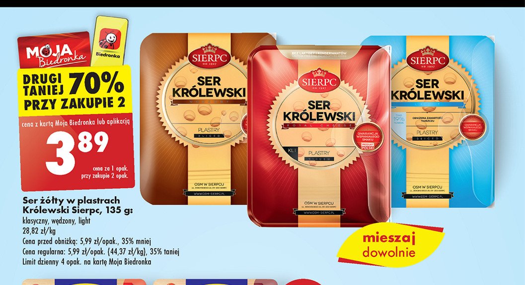 Ser królewski Sierpc - cena - promocje - opinie - sklep | Blix.pl