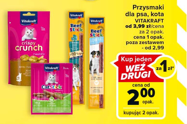 Przysmak dla psa kabanos z żołądkami Vitakraft beef stick - cena ...