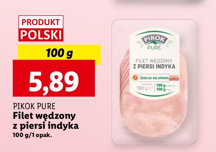 Filet wędzony z piersi indyka Pikok pure - cena - promocje - opinie - sklep | Blix.pl - Brak ofert