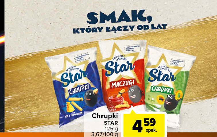 Chrupki ser z ziemniakami Star chips - cena - promocje - opinie - sklep ...