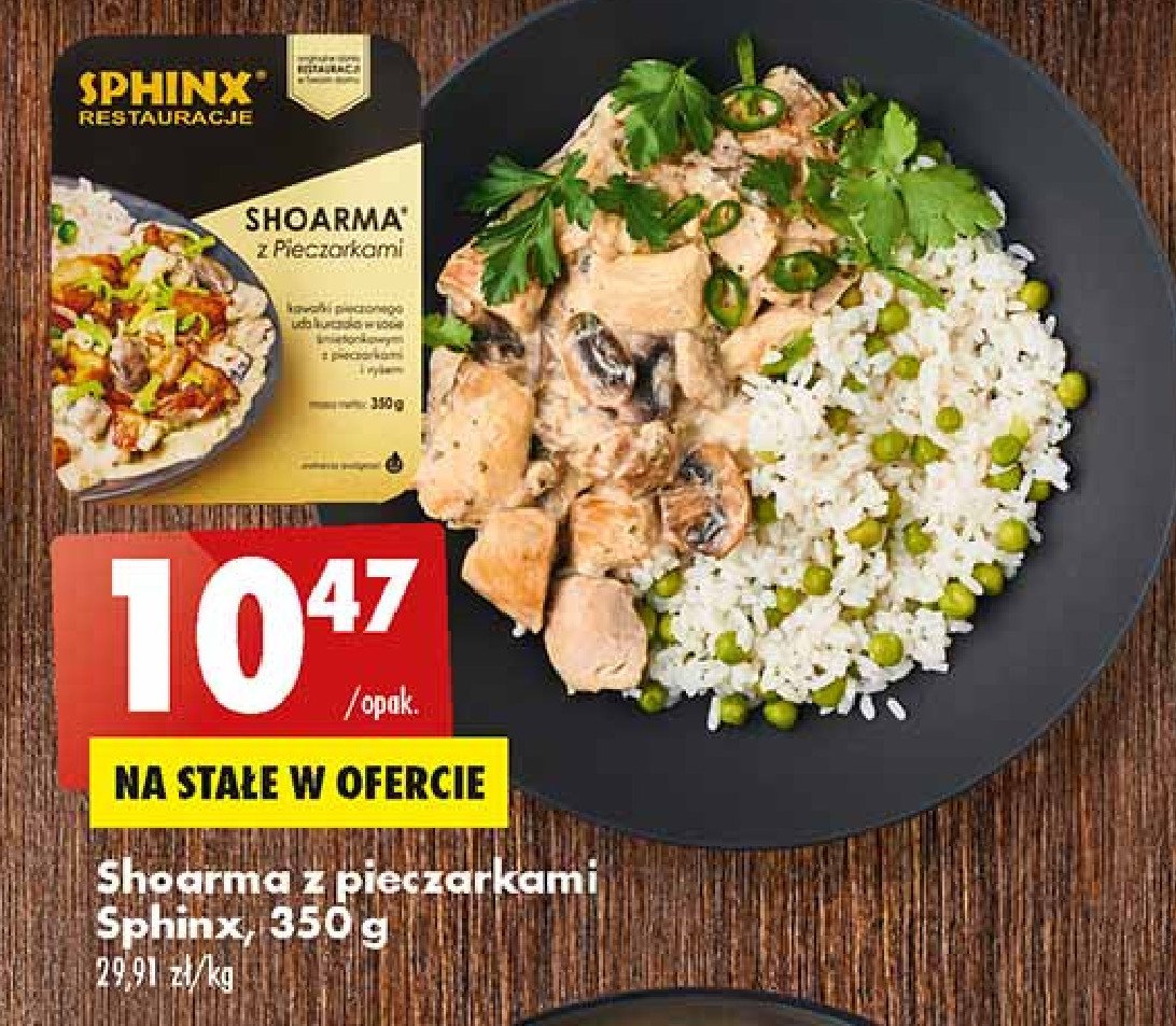 Danie shoarma z pieczarkami Sphinx - cena - promocje - opinie - sklep ...