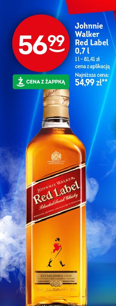 Whisky Johnnie walker red label - cena - promocje - opinie - sklep ...