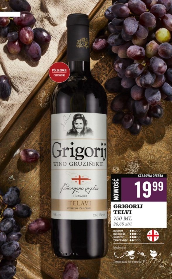 Wino GRIGORIJ - cena - promocje - opinie - sklep | Blix.pl - Brak ofert