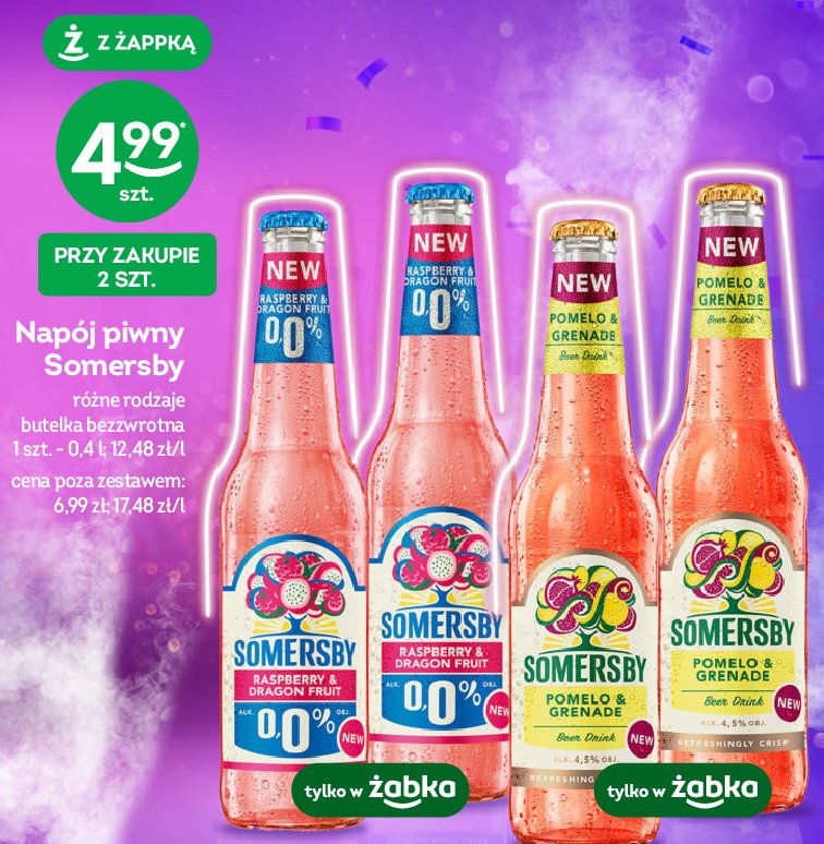 Piwo Somersby raspberry & dragon fruit - cena - promocje - opinie ...