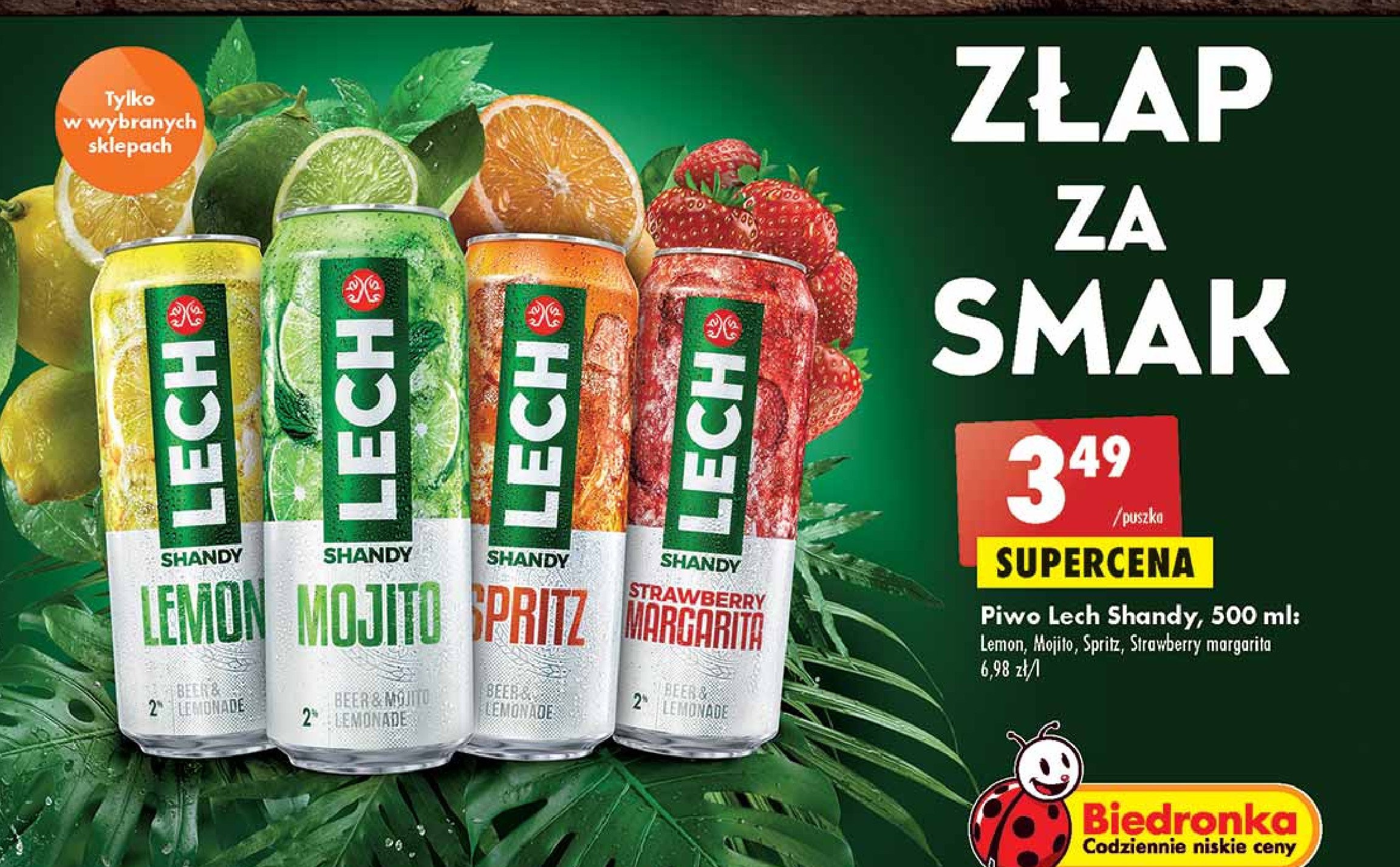 Piwo Lech shandy spritz - cena - promocje - opinie - sklep | Blix.pl ...