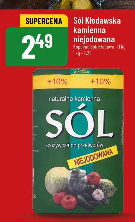 Sól kamienna naturalna niejodowana Kłodawa - cena - promocje - opinie ...