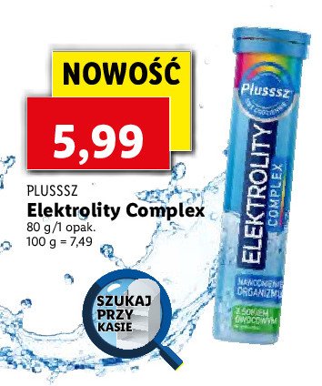 Tabletki elektrolity complex Plusssz - cena - promocje - opinie - sklep ...