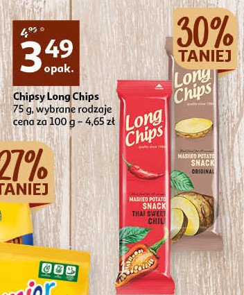 Chipsy original Long chips - cena - promocje - opinie - sklep | Blix.pl ...
