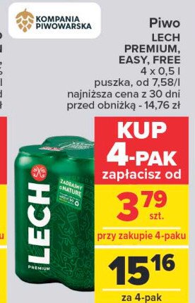 Piwo Lech easy - cena - promocje - opinie - sklep | Blix.pl