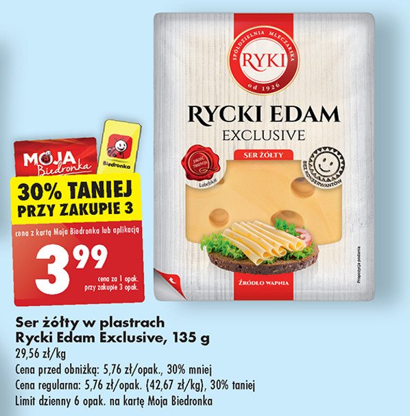 Ser rycki edam exclusive Ryki - cena - promocje - opinie - sklep | Blix ...