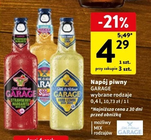Piwo GARAGE STRAWBERRY MARGARITA - cena - promocje - opinie - sklep ...