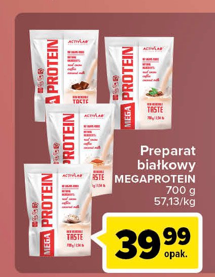 Odżywka białkowa mega protein coffee coconut milk Activlab - cena ...