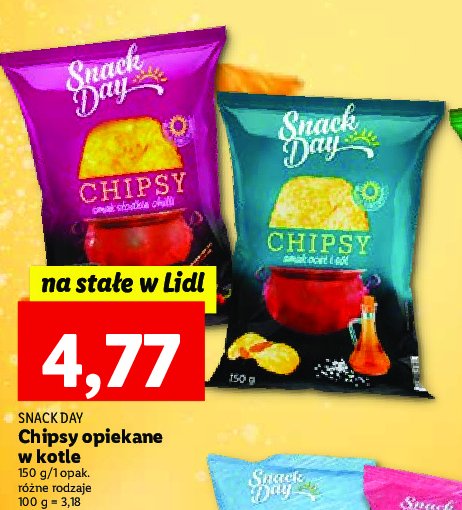 Chipsy słodkie chilli Snack day - cena - promocje - opinie - sklep ...