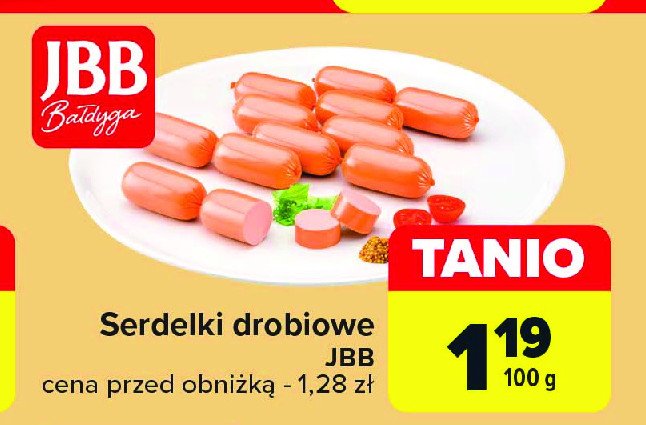 Serdelki drobiowe Jbb bałdyga - cena - promocje - opinie - sklep | Blix.pl